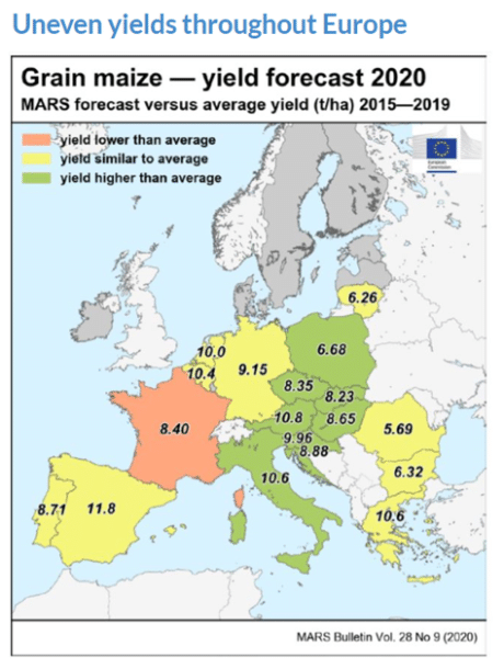 Grain, Feed, and Seed, Maize Production in Europe